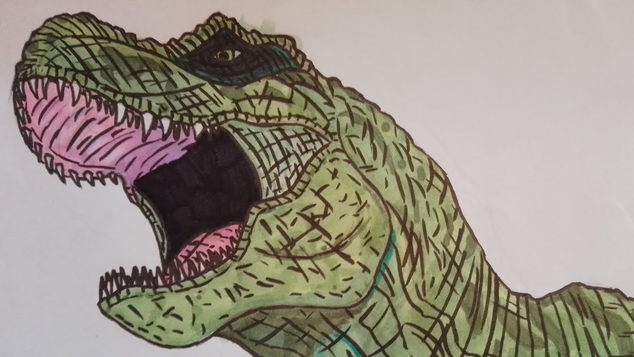 Dibujo de Patch Tarbosaurus (The Mightiest Ever) - YouTube