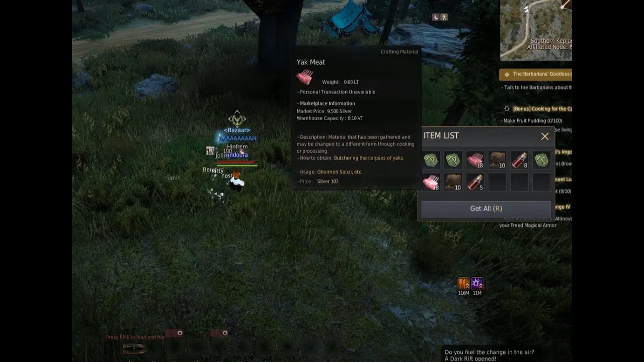 Black Desert Online - Hunting - Yaks - YouTube