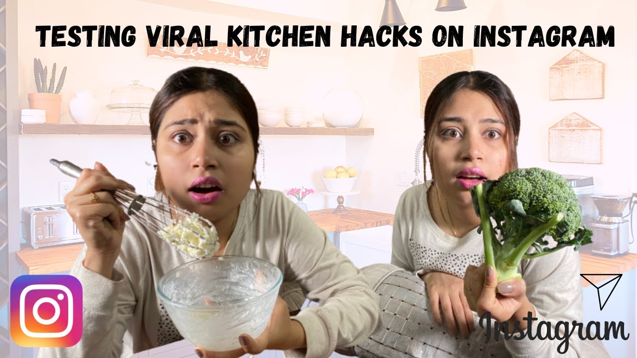 Testing Viral Kitchen Hacks On Instagram | Viral Kitchen Hacks - YouTube