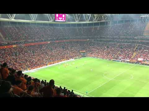 Galatasaray-Zalgiris son pozisyon müthiş ıslık