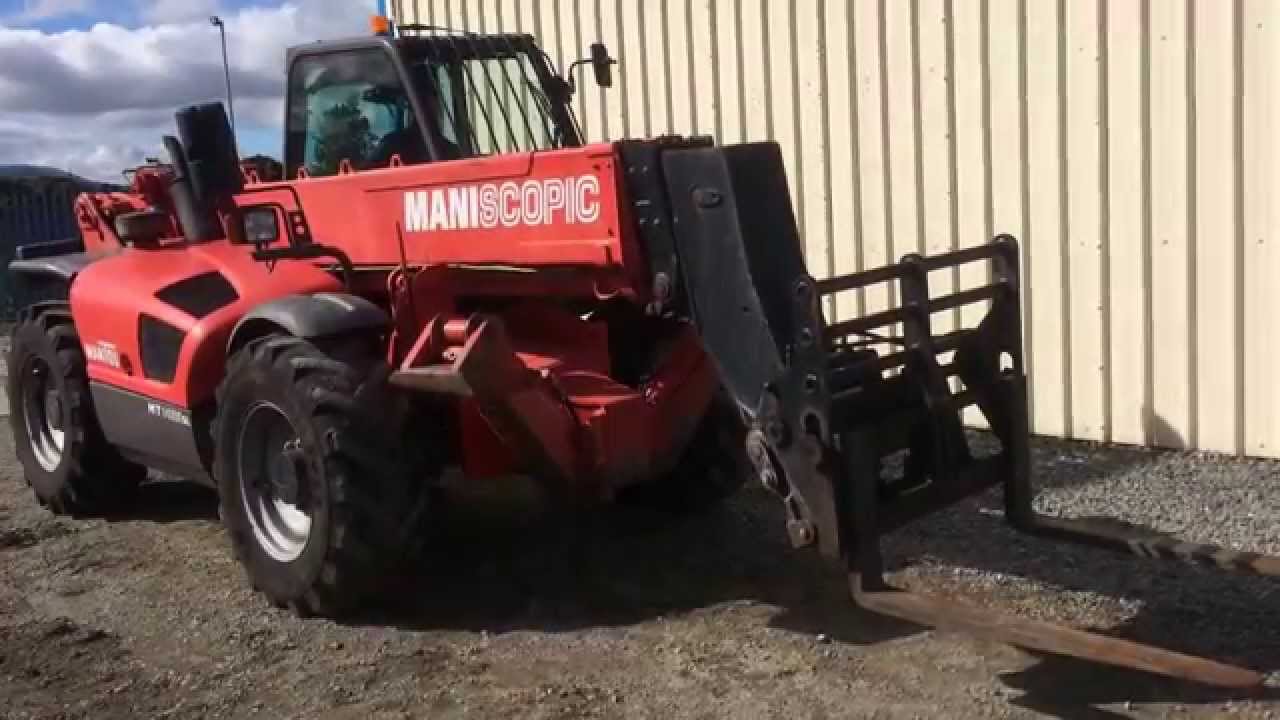 MANITOU MT1435SL 14M TELEHANDLER C/W SWAY - YouTube