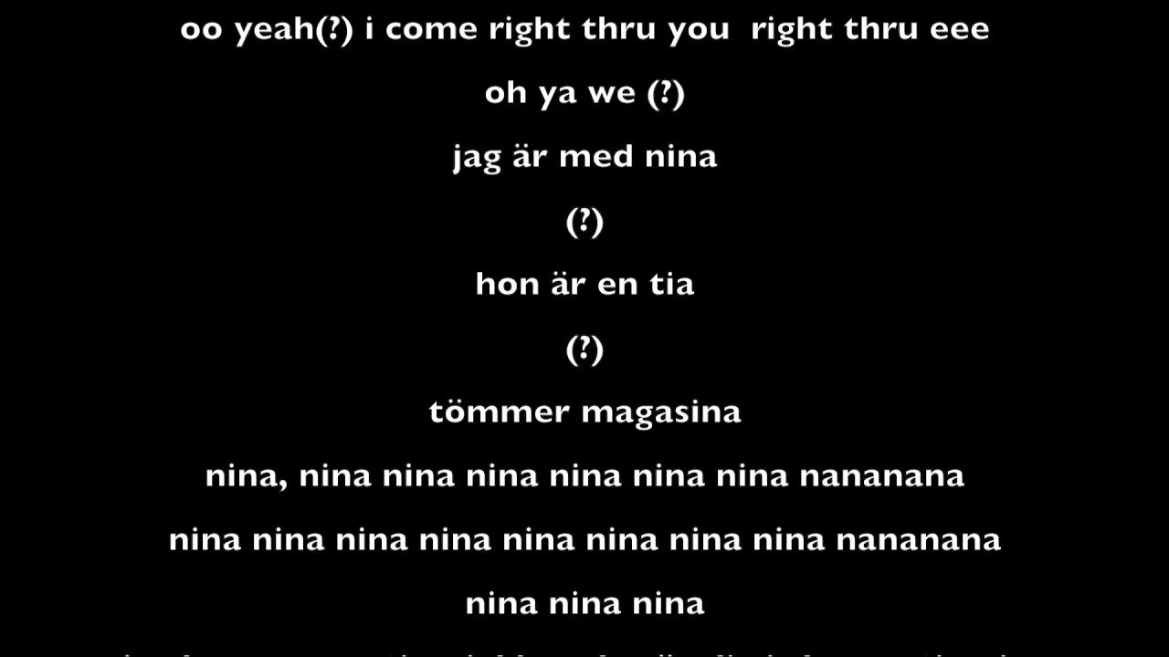 Meron & Donyanah - Nina (Lyrics) - YouTube