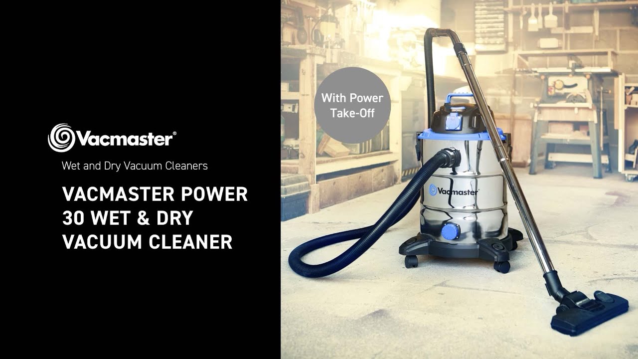 Vacmaster® Power 30 PTO | Cleva Wet and Dry Vacuum Cleaners - YouTube