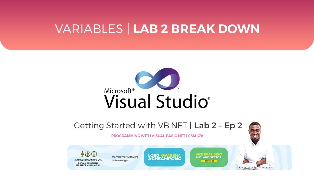 Lab 2 Ep2 Programming With Visual Basicnet Coding With Variables