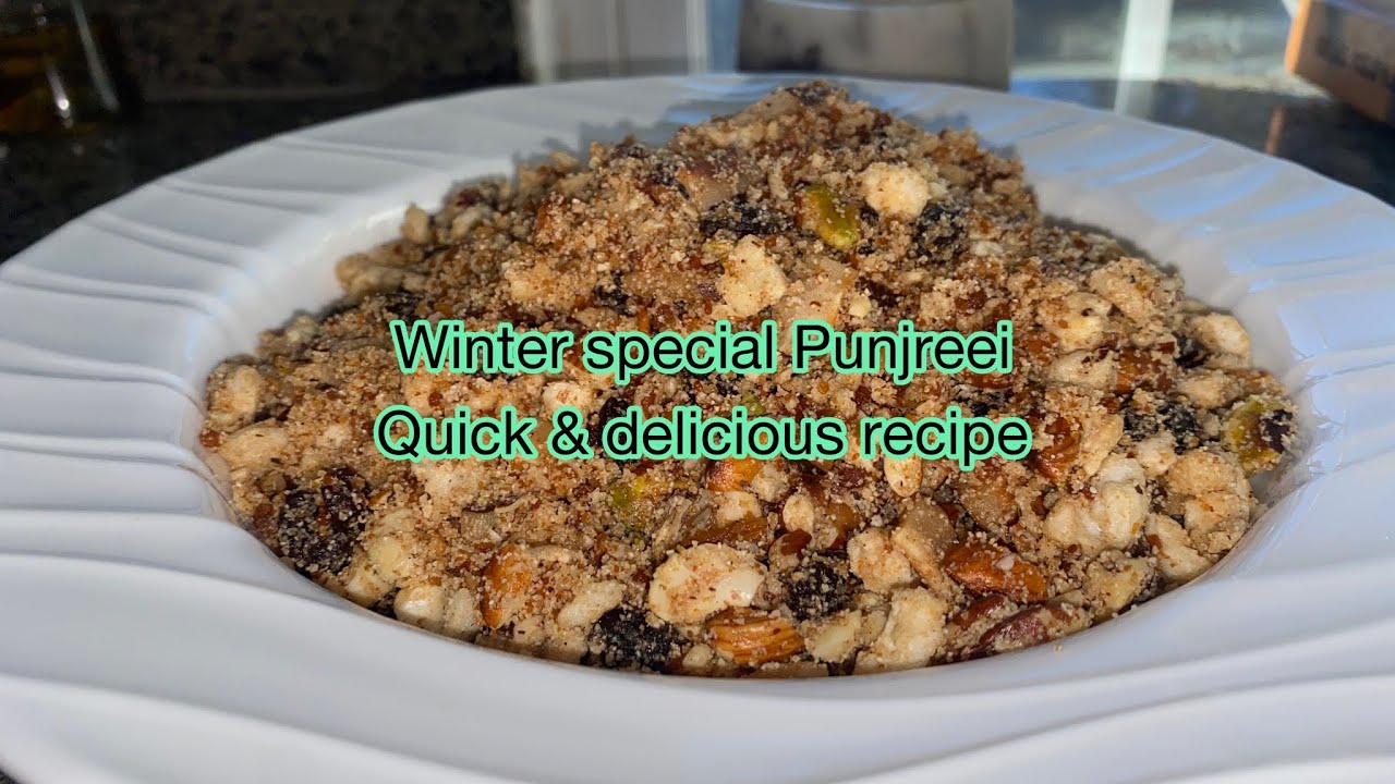 How to make panjeeri winter special very easy & delicious recipe ...
