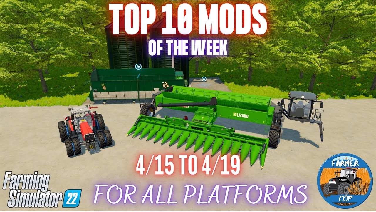 TOP 10 MODS OF THE WEEK - Farming Simulator 22 - YouTube