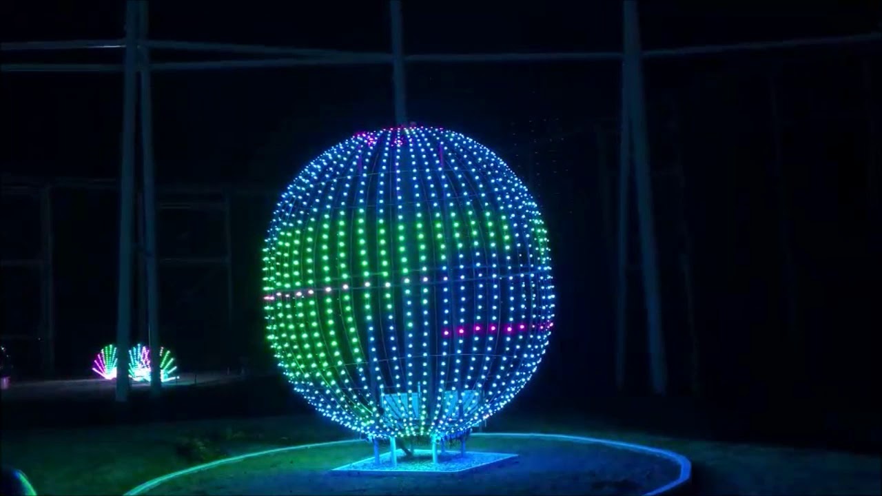 【SHOW】LIGHT+MUSIC＜BGM 球体＞ - YouTube