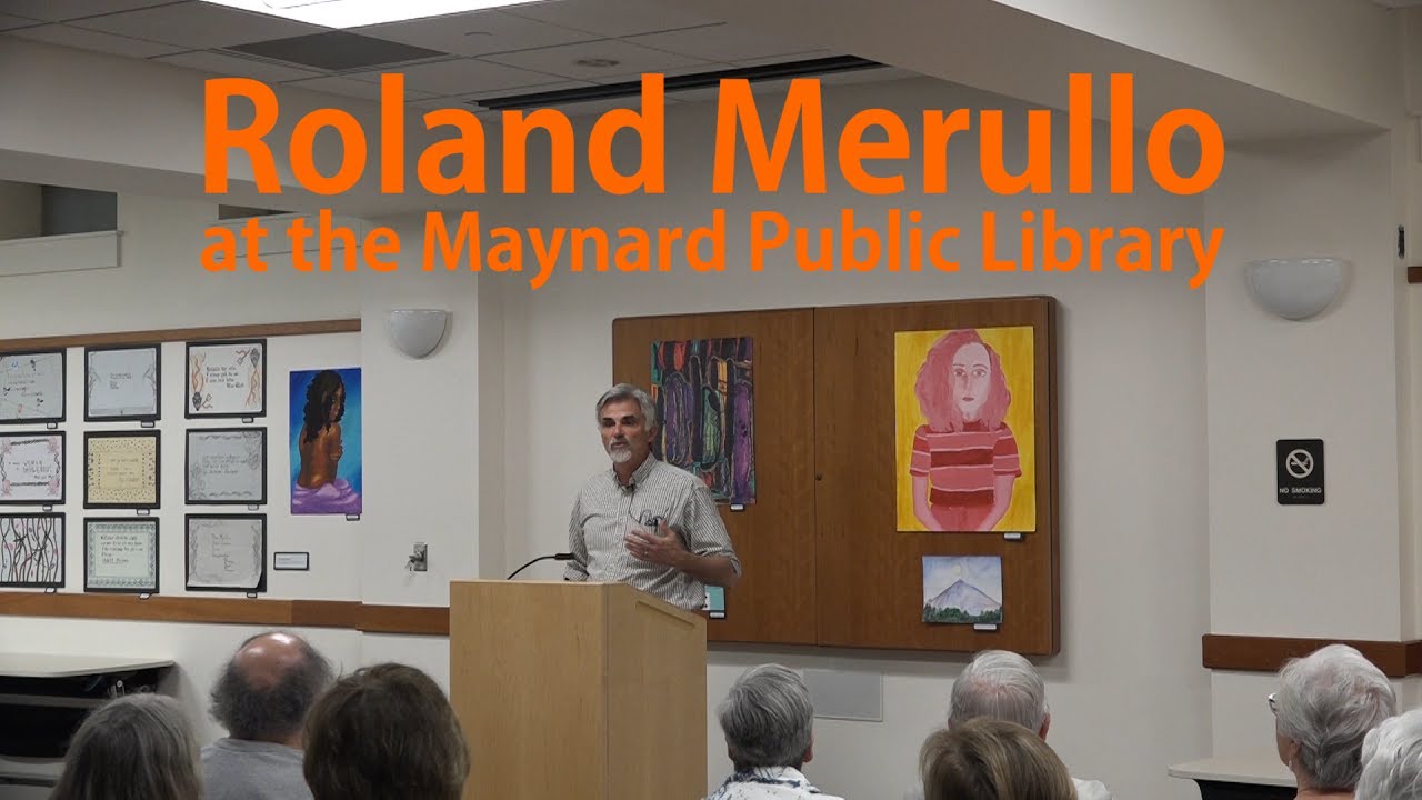 Roland Merullo at the Maynard Public Library - YouTube