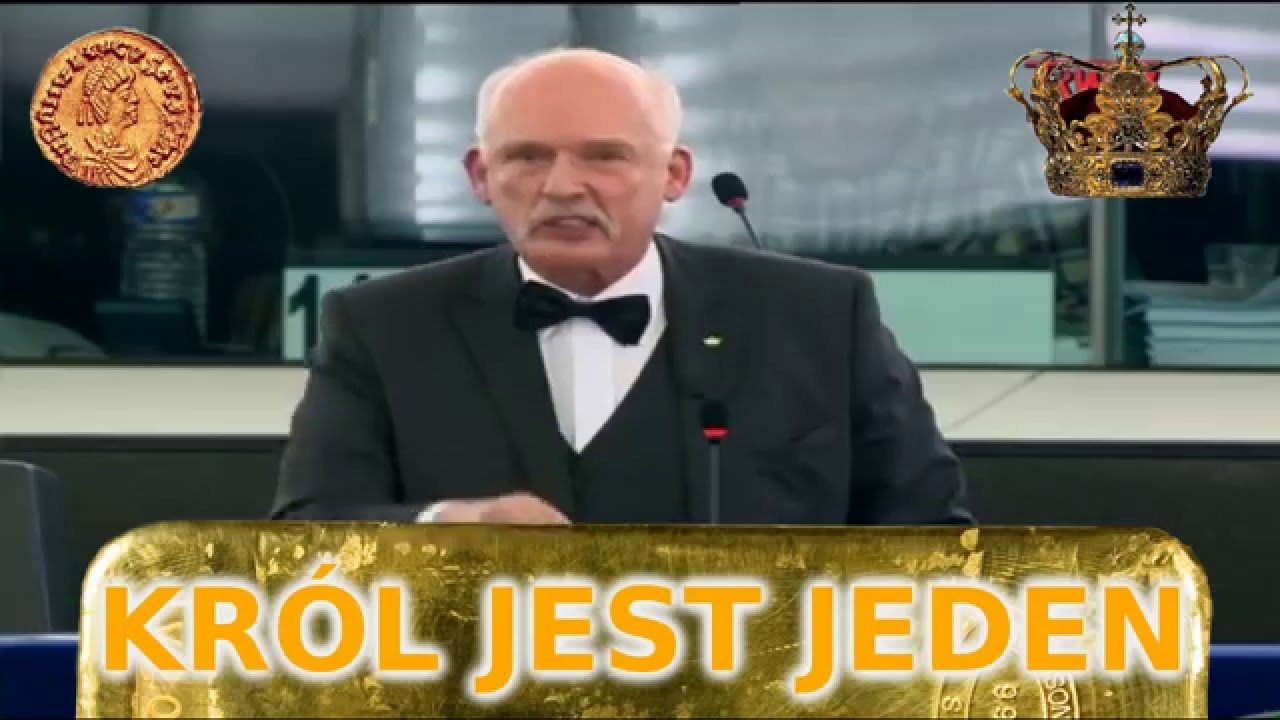KRÓL JEST JEDEN Janusz Korwin-Mikke przemówienie w Parlamencie ...