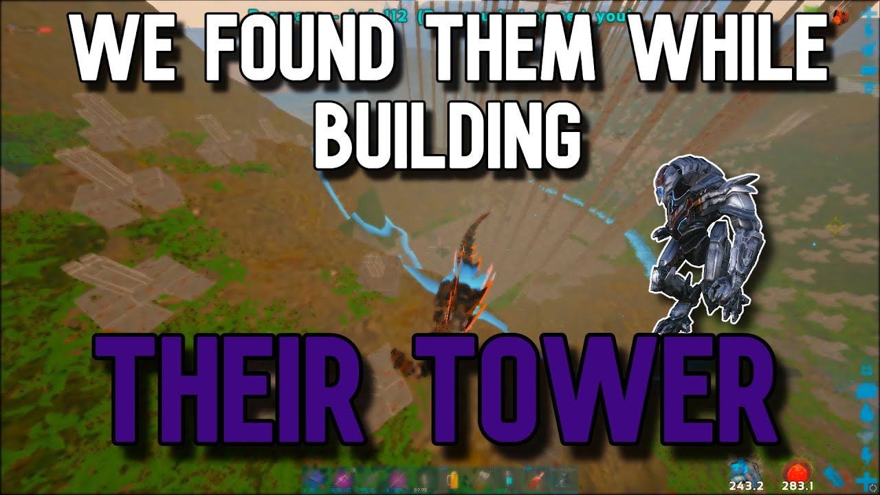 Ark Official Small Tribes ( PVP ) / We found them while building their ...