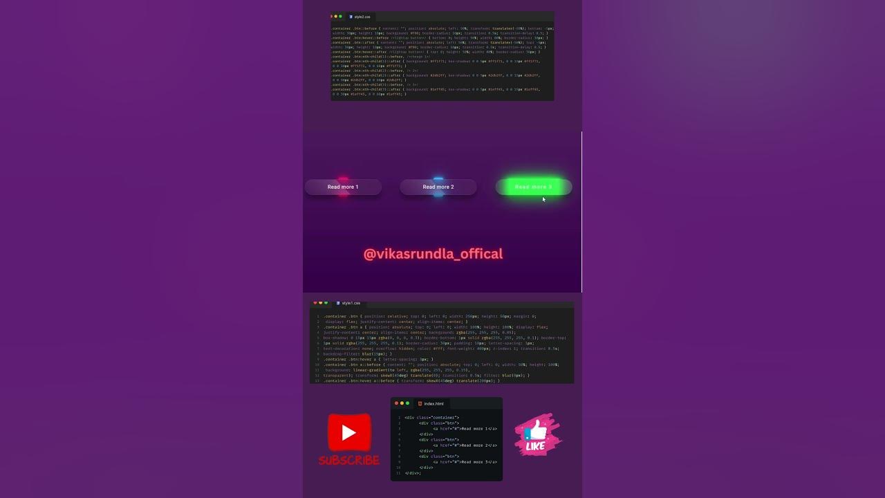 Css Button Hover Animation Effects Using Only Html And Css Youtube