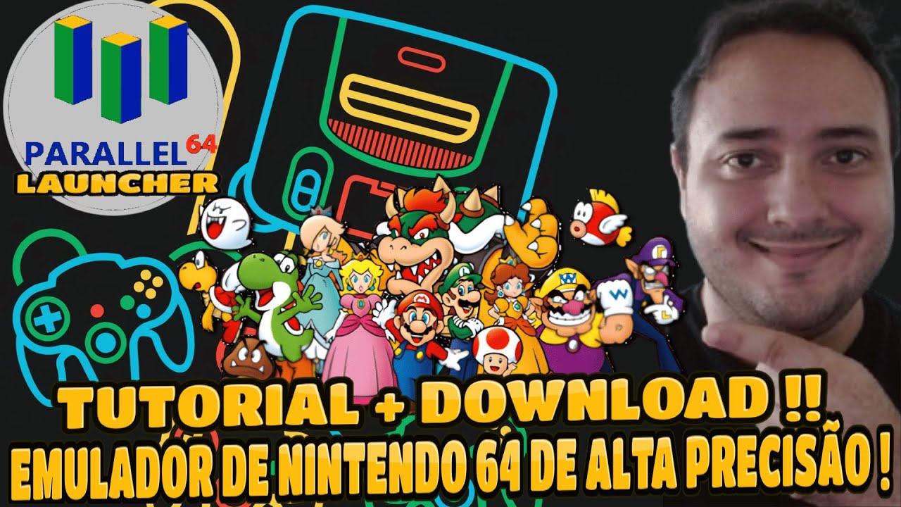 NINTENDO 64 NO PC EM 2025! 🚀 Parallel Launcher ATUALIZADO! DONWLOAD ...
