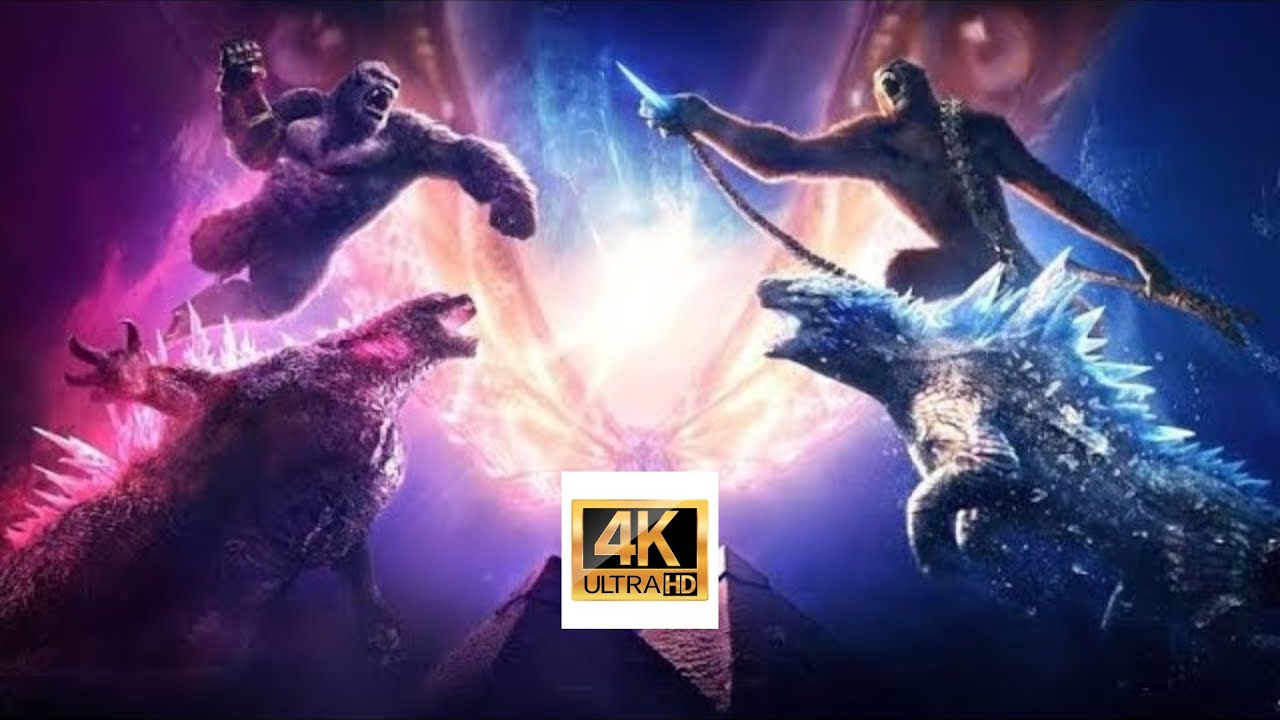 Godzilla & Kong vs Shimo & Skar King 4k Godzilla x Kong The New Empire ...