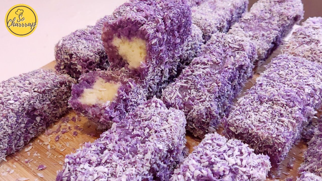 Paano gumawa ng UBE BAR BREAD/UBE BARS RECIPE/So Charrrap - YouTube