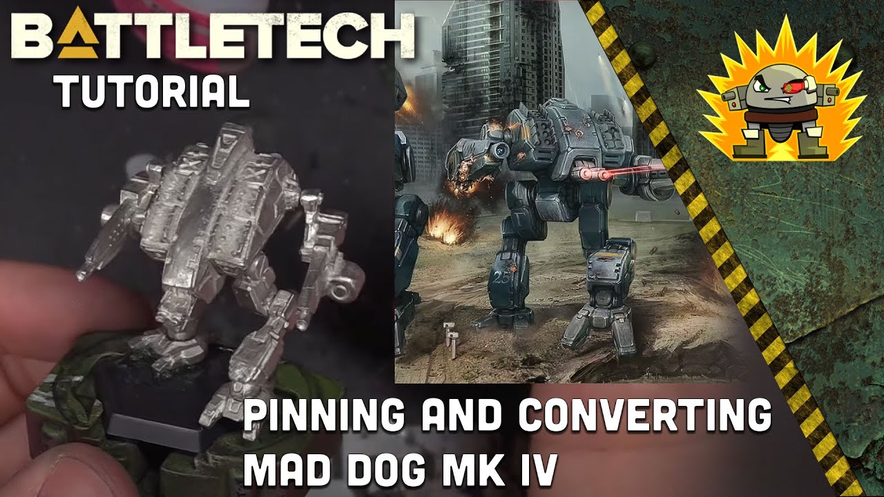 Battletech: Tutorial - Converting and Pinning Vulture MK IV - YouTube
