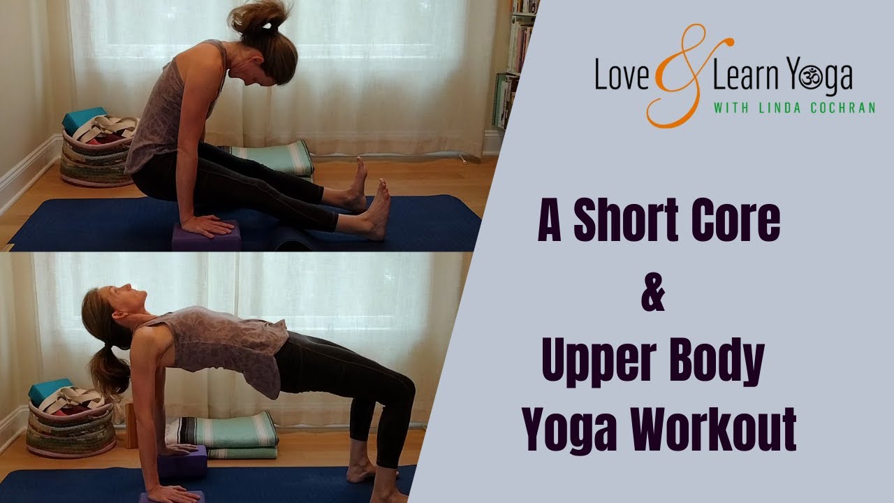 A short Core & Upper Body Yoga Workout - YouTube