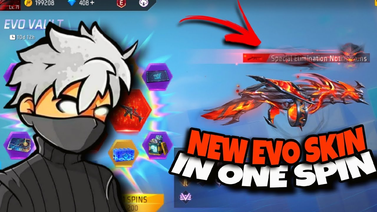 New evo skin in just one spin 😱🔥. How to get evo skin in just one spin ...
