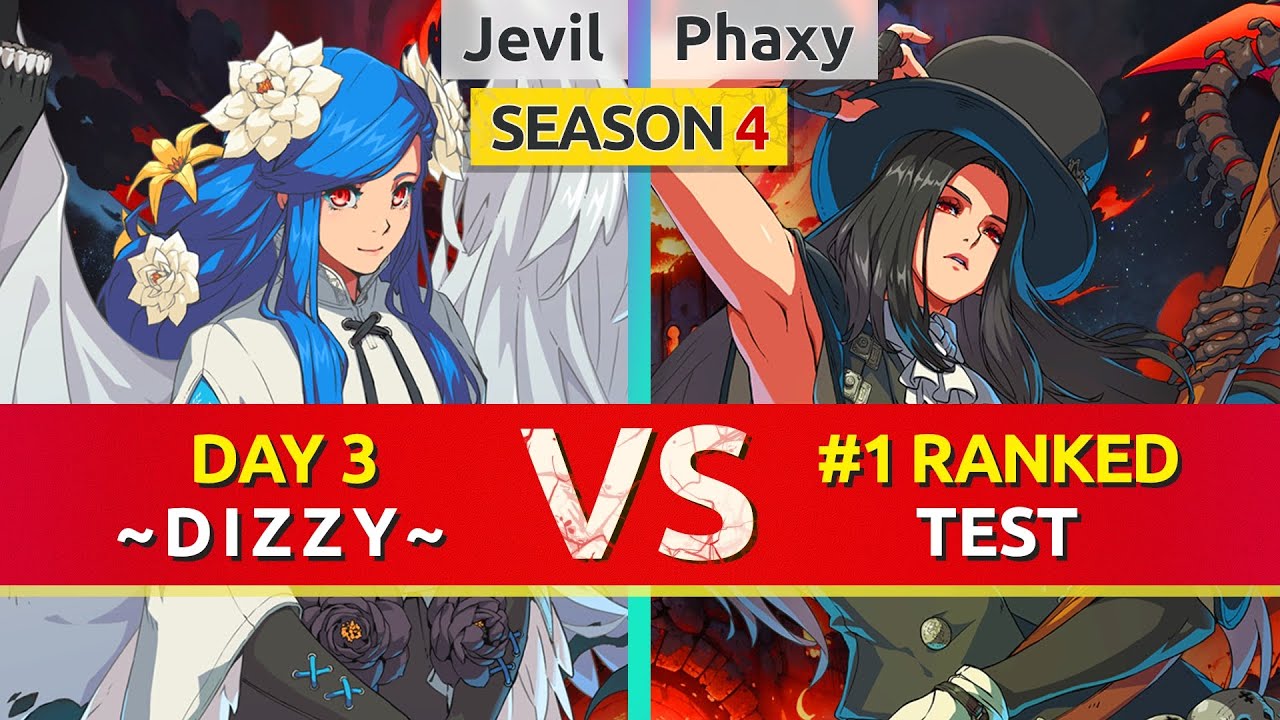 GGST Jevil (Day 3 Dizzy) vs Phaxy (#1 Ranked Testament). Guilty Gear ...
