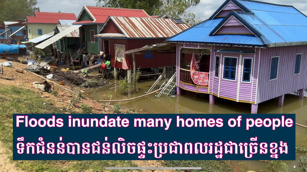#flood inundate many homes of people ...