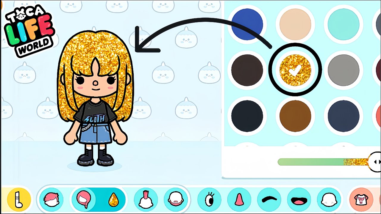Toca boca golden hair | Toca life world - YouTube