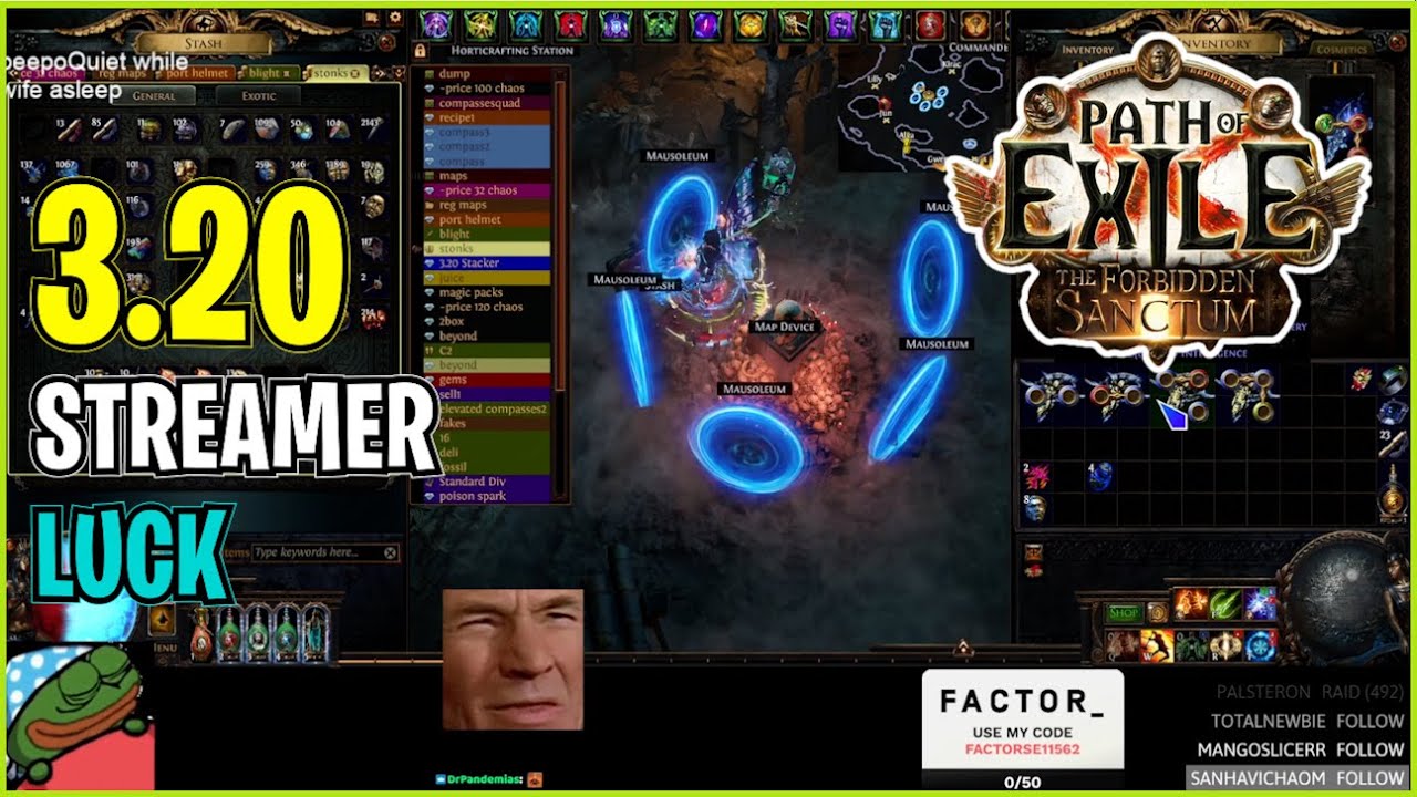 ⚡ POE 3.20 ⚡ spicysushi_poe - Streamer luck - YouTube