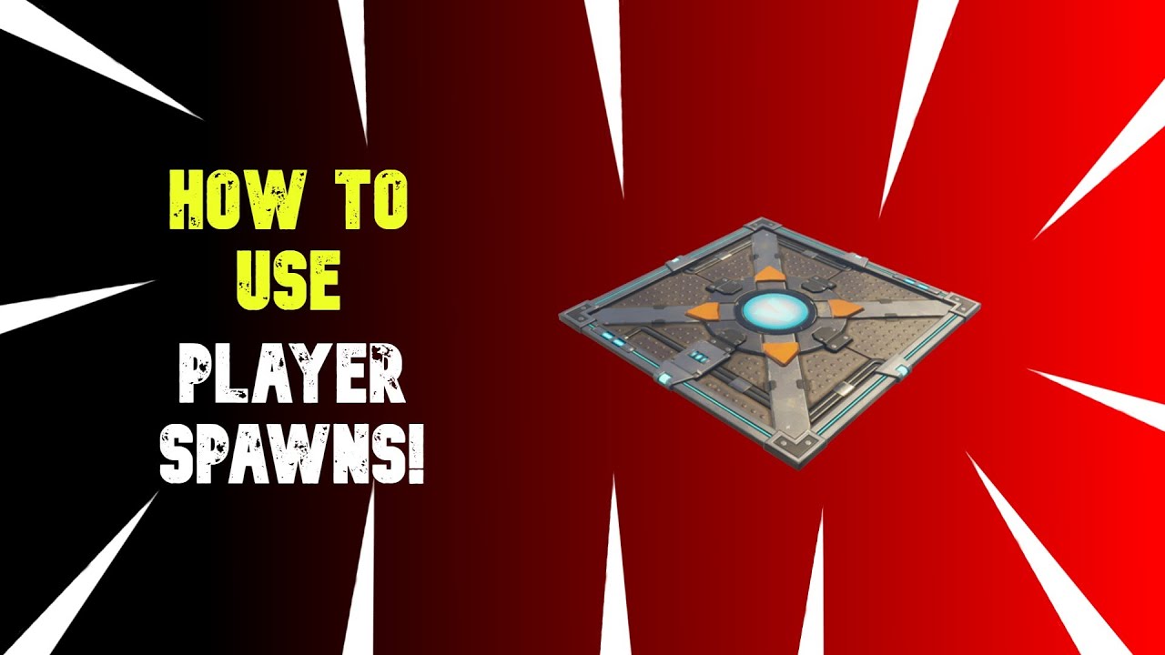 How to USE Spawn Pads in Fortnite Creative - YouTube