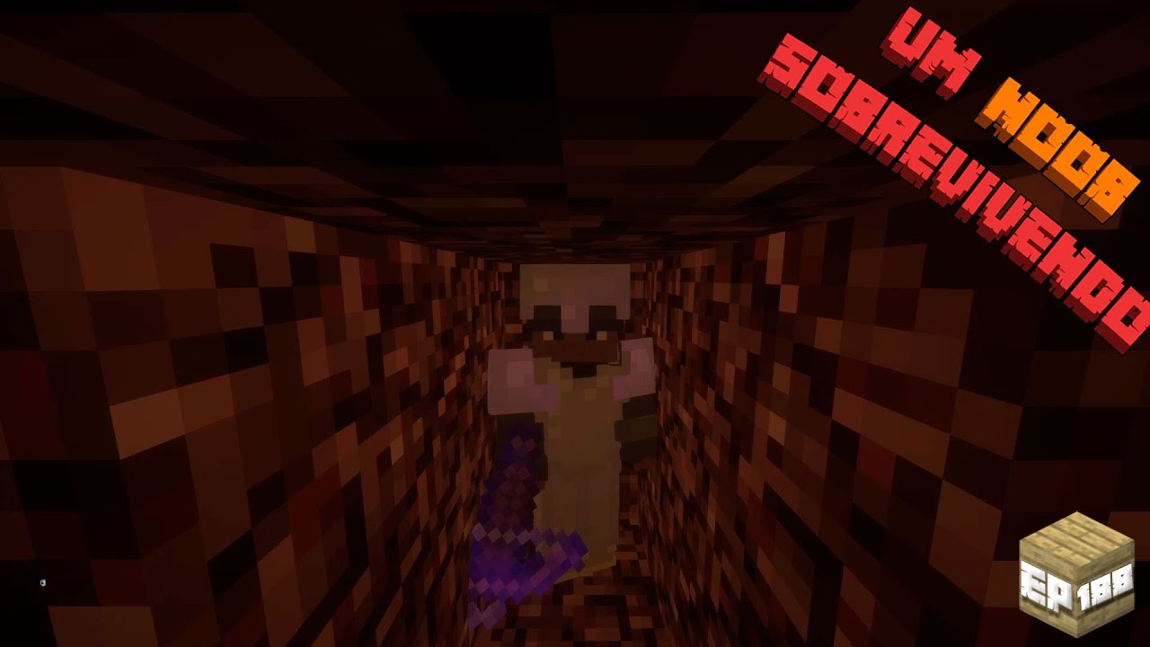 Minecraft | # 188_ Fiquei preso no neder roteado de mobs - YouTube