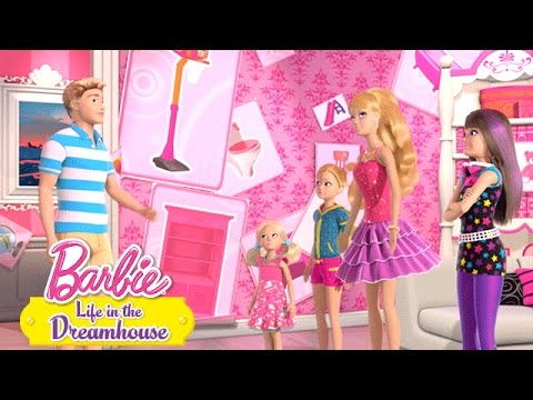 Redecorando 💖🎨 | Barbie Life in The Dreamhouse | Desenho da Barbie Em Português