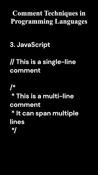 Understanding Comments In Programming Java Python Javascript C C Part 1 Purejava