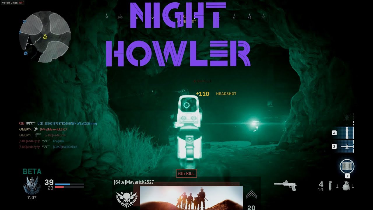 Call Of Duty Modern Warfare Night Mode : NIGHT HOWLER - YouTube