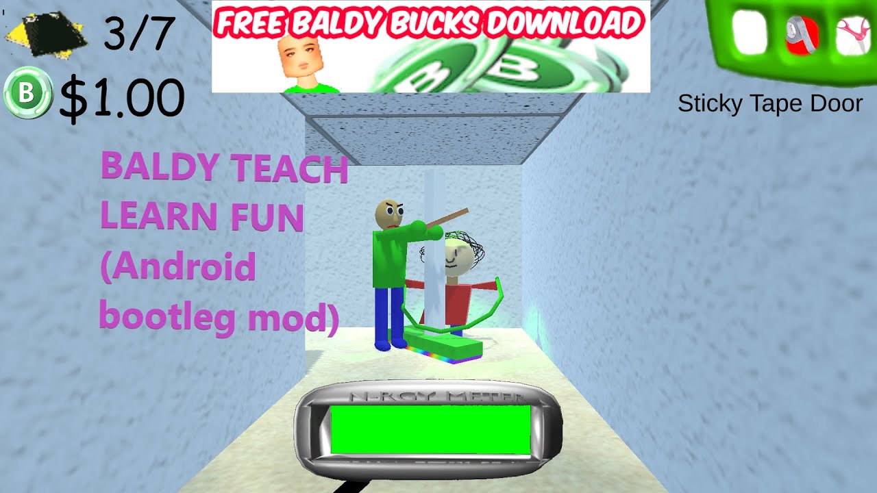 BALDY TEACH LEARN FUN (baldi's basics mod) - YouTube