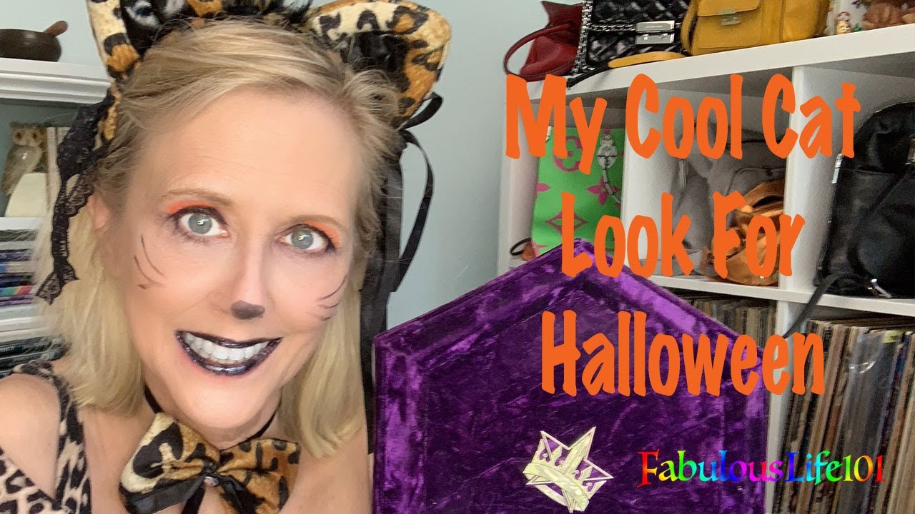 My Cool Cat Look For Halloween! (Halloween Makeup for All Crazy Cat ...