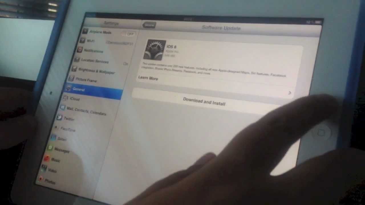 Full IOS 6 on ipad how to get it now - YouTube