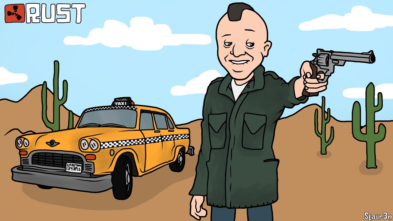 starting a taxi service in the worst area in rust... - YouTube