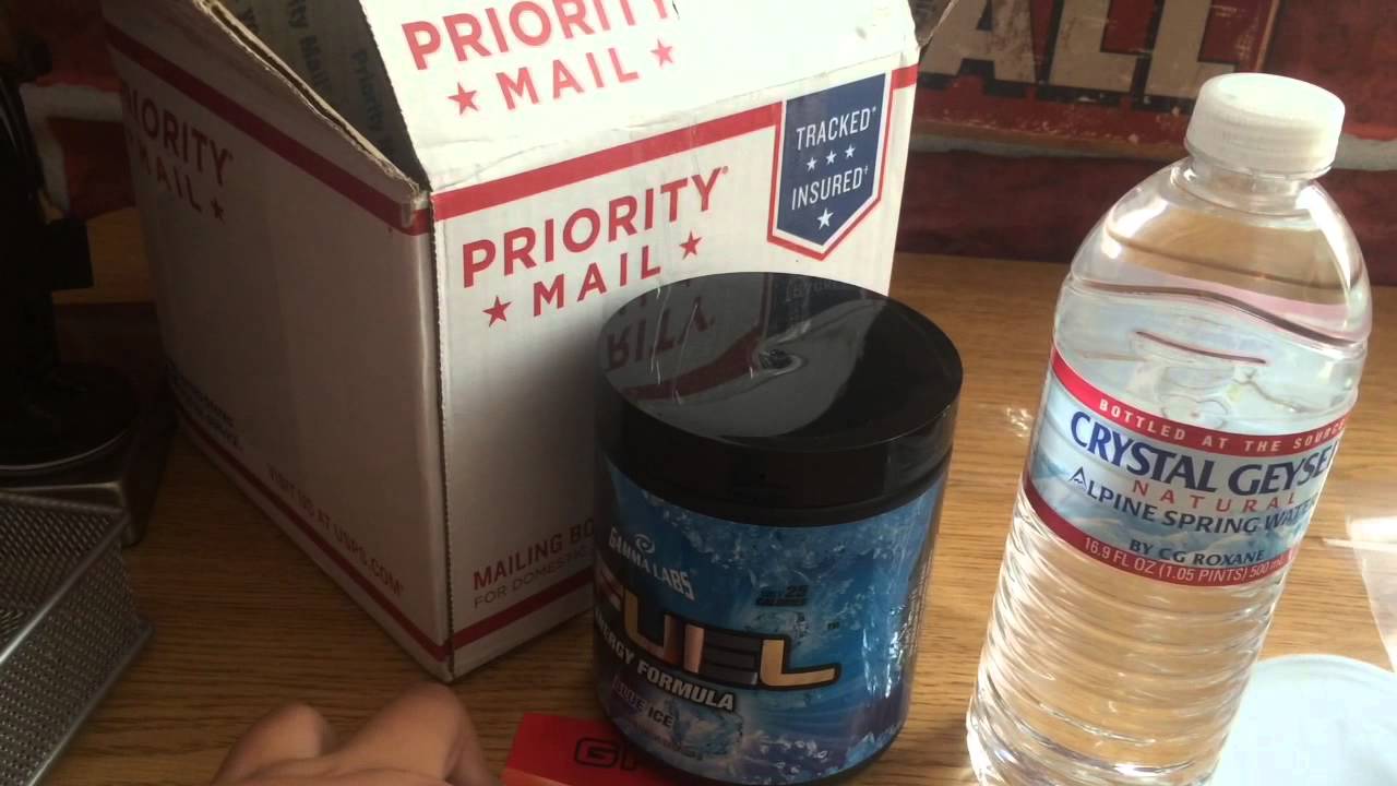 Gamma Labs Gfuel Blue Ice unboxing and taste test! - YouTube