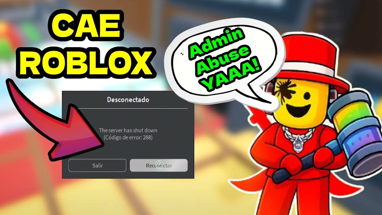 CAE ROBLOX EN UN ADMIN ABUSE Y ESTO HACE SAMMY - YouTube