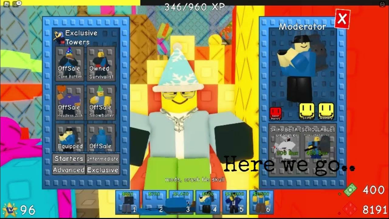 Roblox Doomspire Defence | Getting DOOMBRINGER skin. - YouTube