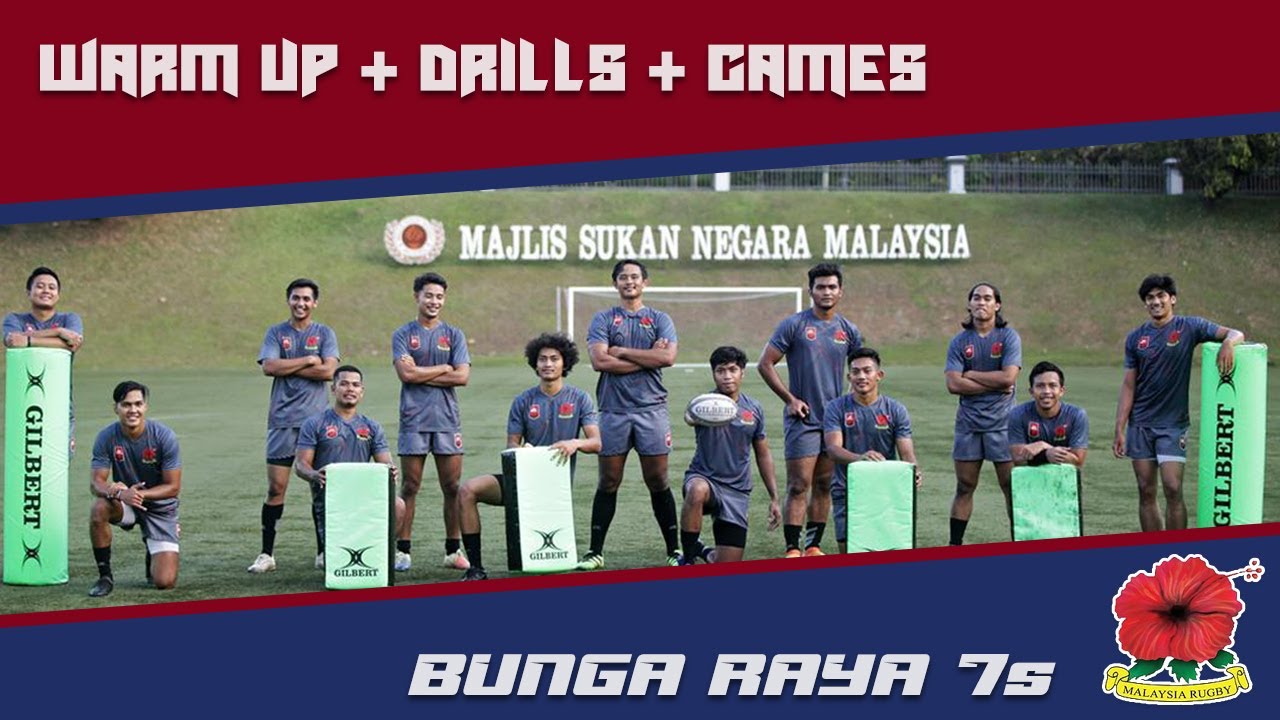 Warm up + Drills + Games | Bunga Raya 7s - YouTube