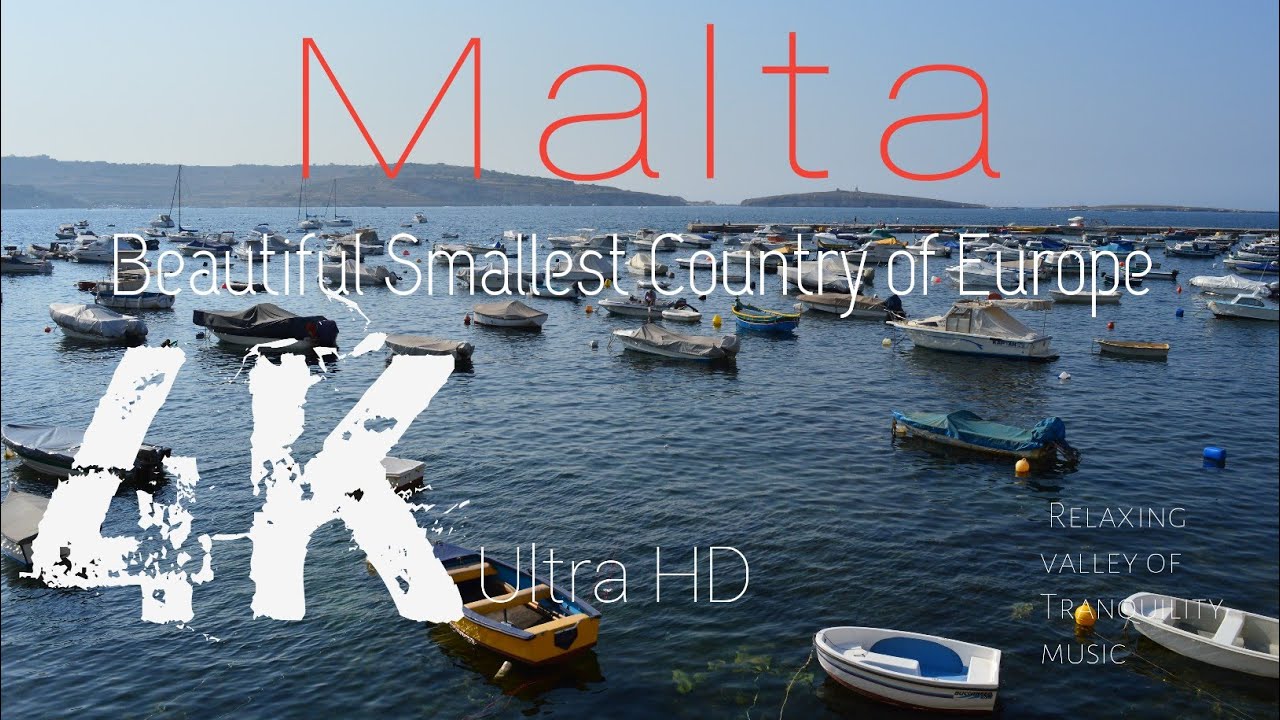 Beautiful Malta Country 4K Video, Relaxing music,Malta nature ...