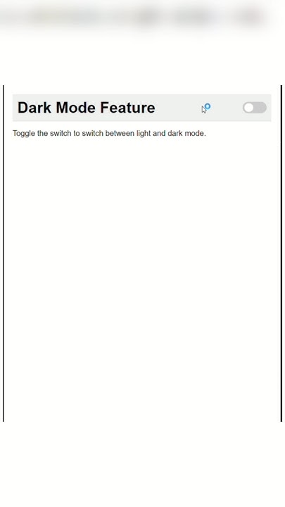 Dark Mode on a website using HTMl/CSS #dark #html #css #darkmode #coding #shorts #viralvideo ...