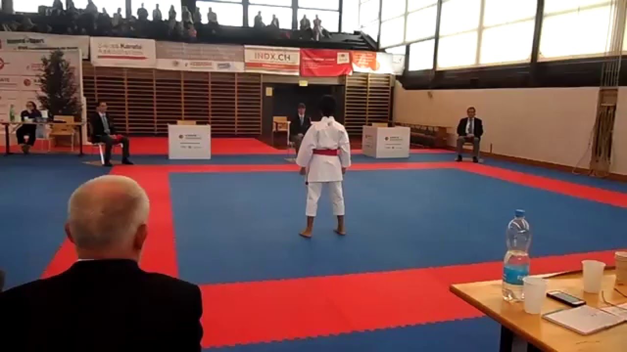 Amr au Championnat Suisse Karaté Liestal 2015 - YouTube