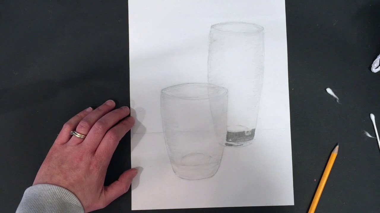 Glass Draw Along Shading the Glasses - YouTube