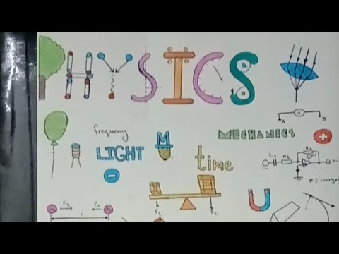 10th PHYSICS practical notebook cover design - YouTube
