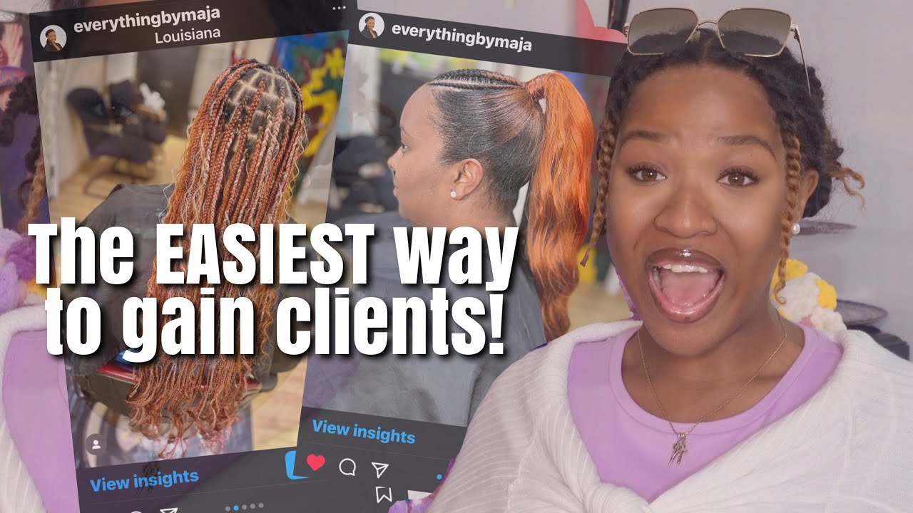 THE EASIEST WAY TO GAIN NEW CLIENTS| Licensed Cosmetologist - YouTube