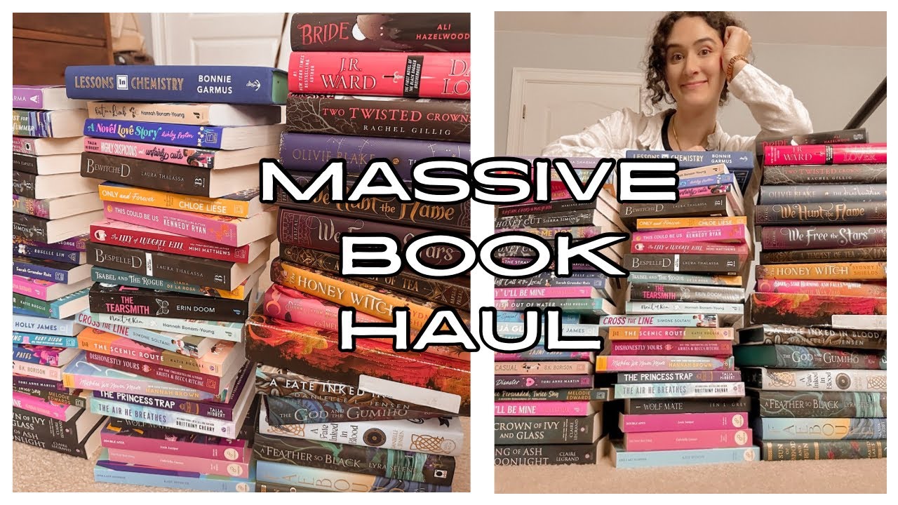 MASSIVE BOOK HAUL - Away for 7 months (PR & BOOKS I BOUGHT) - YouTube