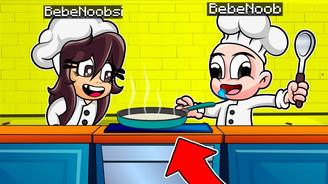 NOS CONVERTIMOS EN CHEF 🍳😍 BEBE NOOB Y NOOBSI COCINEROS POR 1 DIA EN ...
