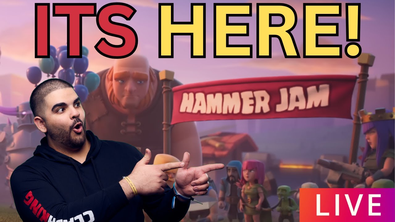 Hammer Jam is OFFICIALLY HERE! (Clash Of Clans LIVE) - YouTube