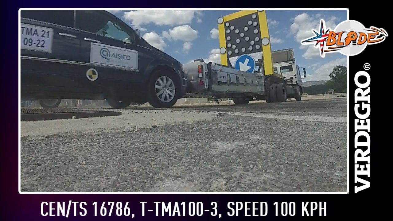 BLADE-TMA EU CRASH TEST ACC. CEN/TS 16786 - YouTube