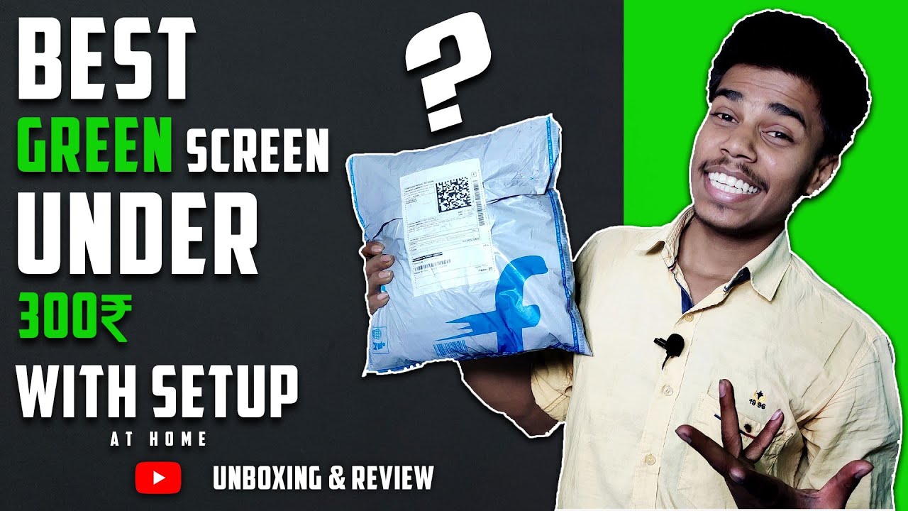 Green Screen Unboxing | Best Green Screen By Boosty Only in 308 ...