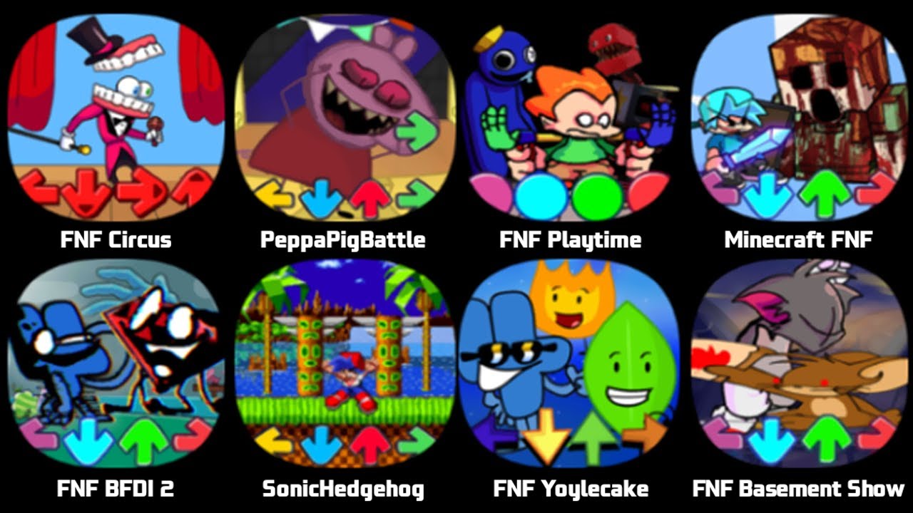 FNF The Amazing Digital Circus, FNF Peppa Pig, FNF Playtime, FNF ...